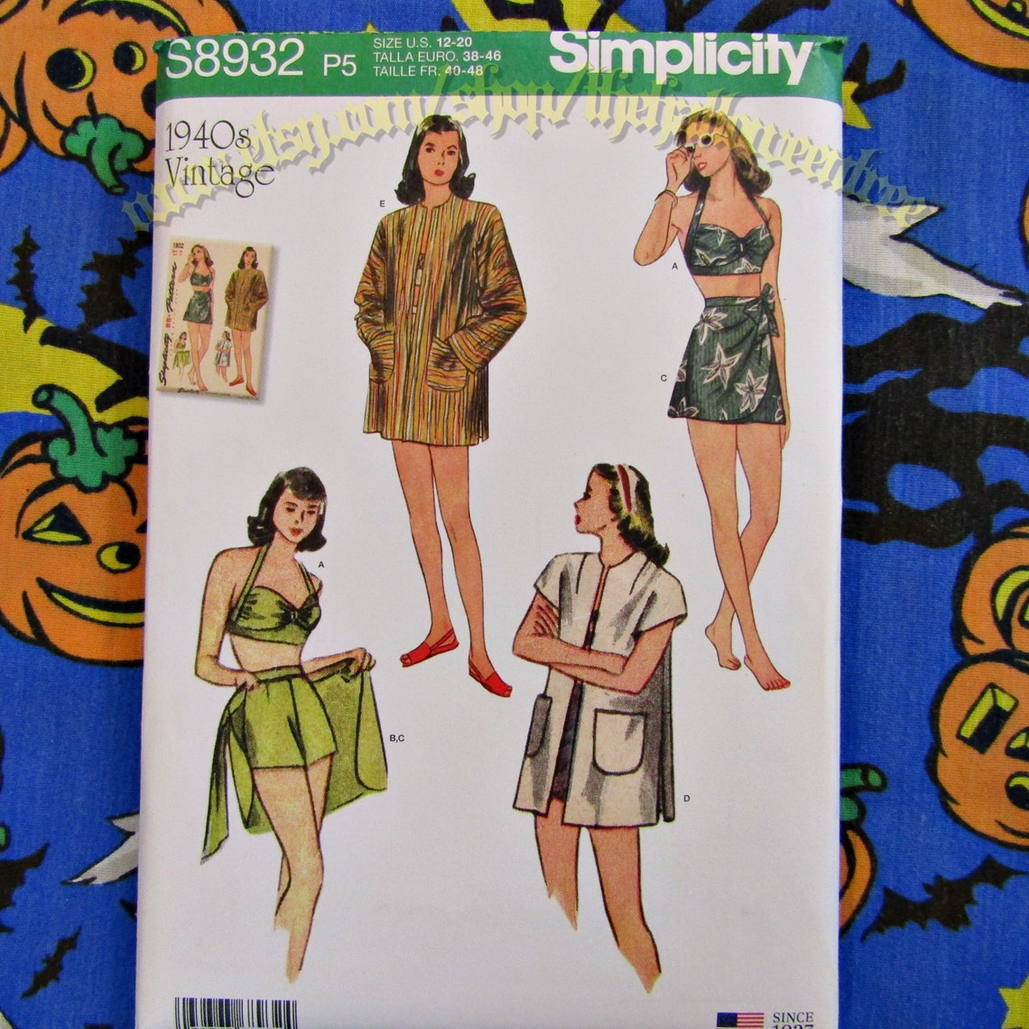 Simplicity 8932 Sewing Pattern S8932 Misses' Vintage - Etsy
