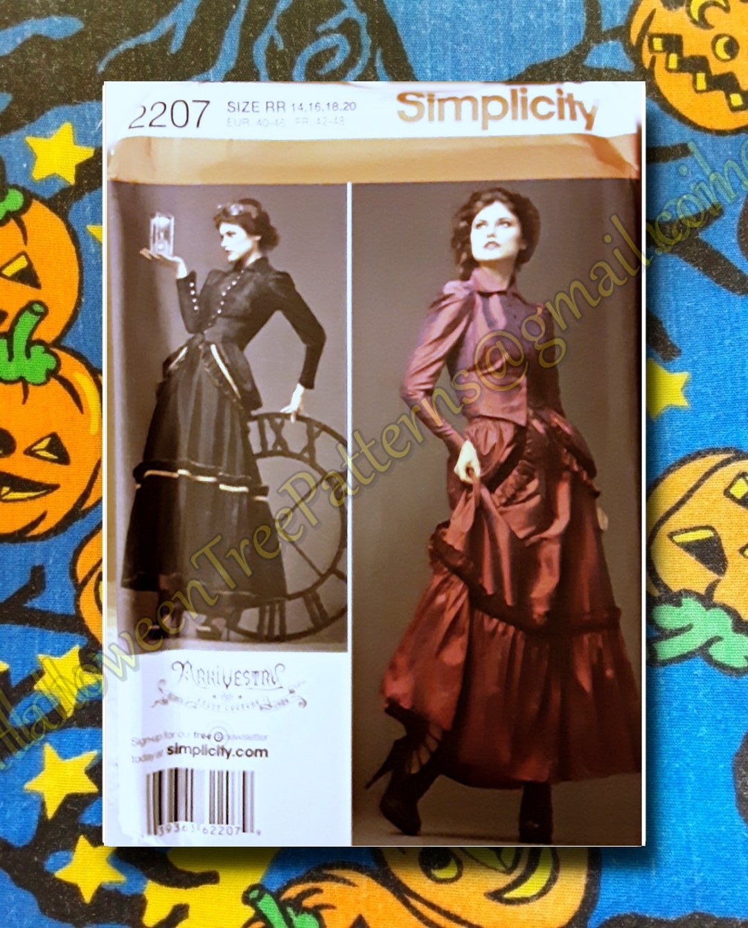 Simplicity 2207 Renaissance Medieval Dress 3pc Gown UNCUT Sewing ...