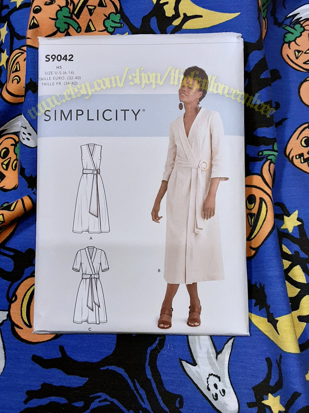 Simplicity 9042 Wrap Dress Sewing Pattern Sizes 6-14 S9042 - Etsy