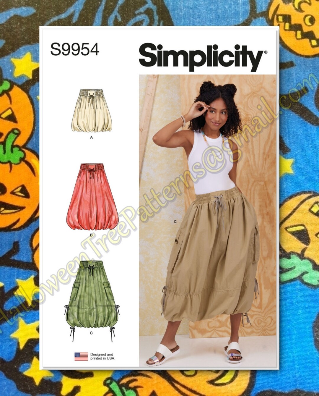 Simplicity 9954 Balloon Cargo Skirts Sewing Pattern Sizes 16-24 S9954 ...