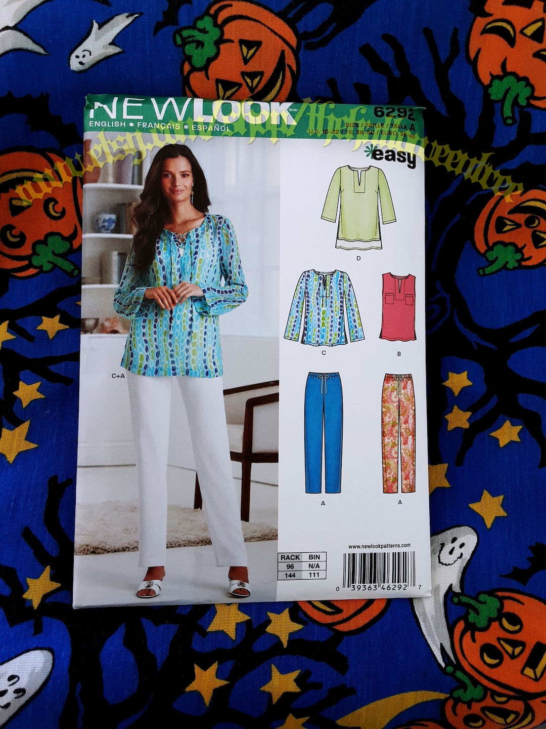 New Look 6292 Tunic Top Kurta Boho Blouse and Pants Sewing Pattern ...