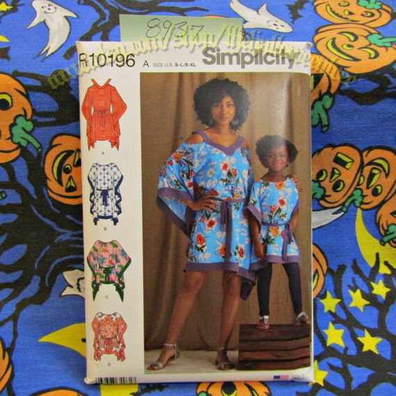 Simplicity 8937 Caftan Beach Wrap Dress Sewing Pattern - Etsy