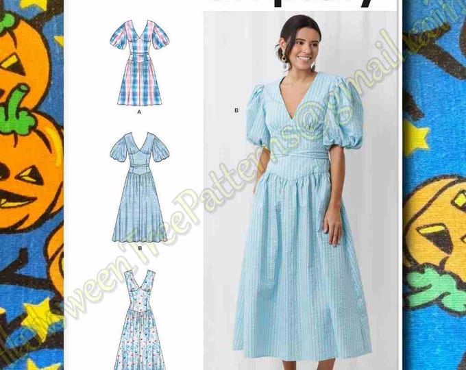 New Look 6694 Dresses Tiered Sewing Pattern Sizes 6-16 - Etsy