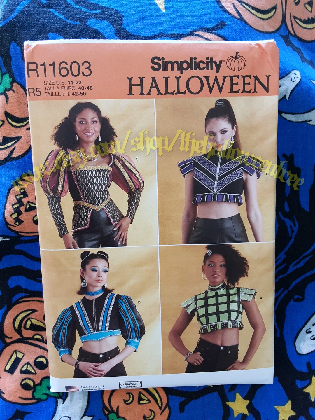 Simplicity 9627 Costume Tops Paned Sleeve Sewing Pattern Sizes 14-22 ...