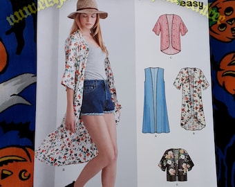 Simplicity 8172 Kimono Style Cardigan Sewing Pattern XXS-XXL S8172 - Etsy
