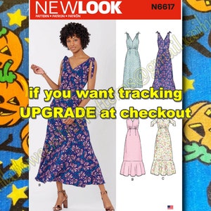 New Look 6617 Dress Sewing Pattern Sizes 10-22 N6617 - Etsy