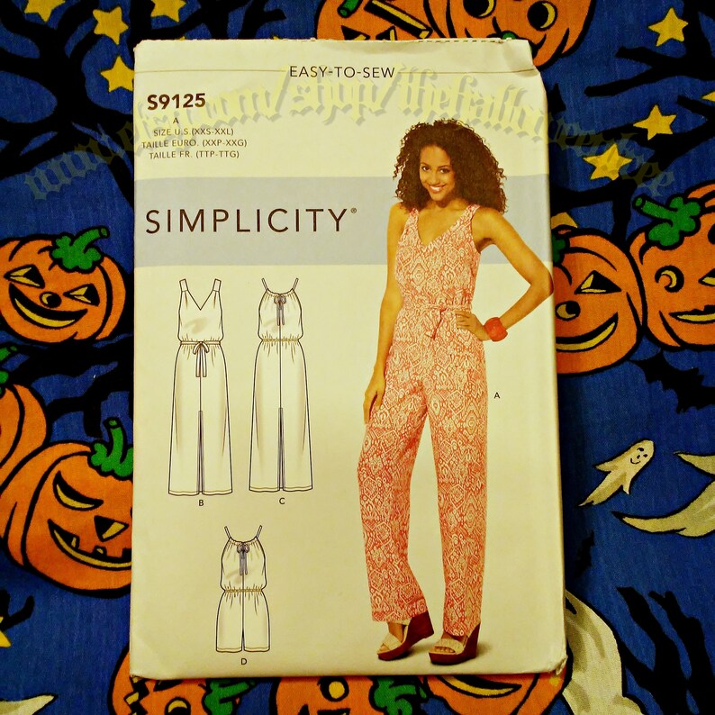 Simplicity 9125 Formerly 1355 Womens Romper and Maxi Dress - Etsy