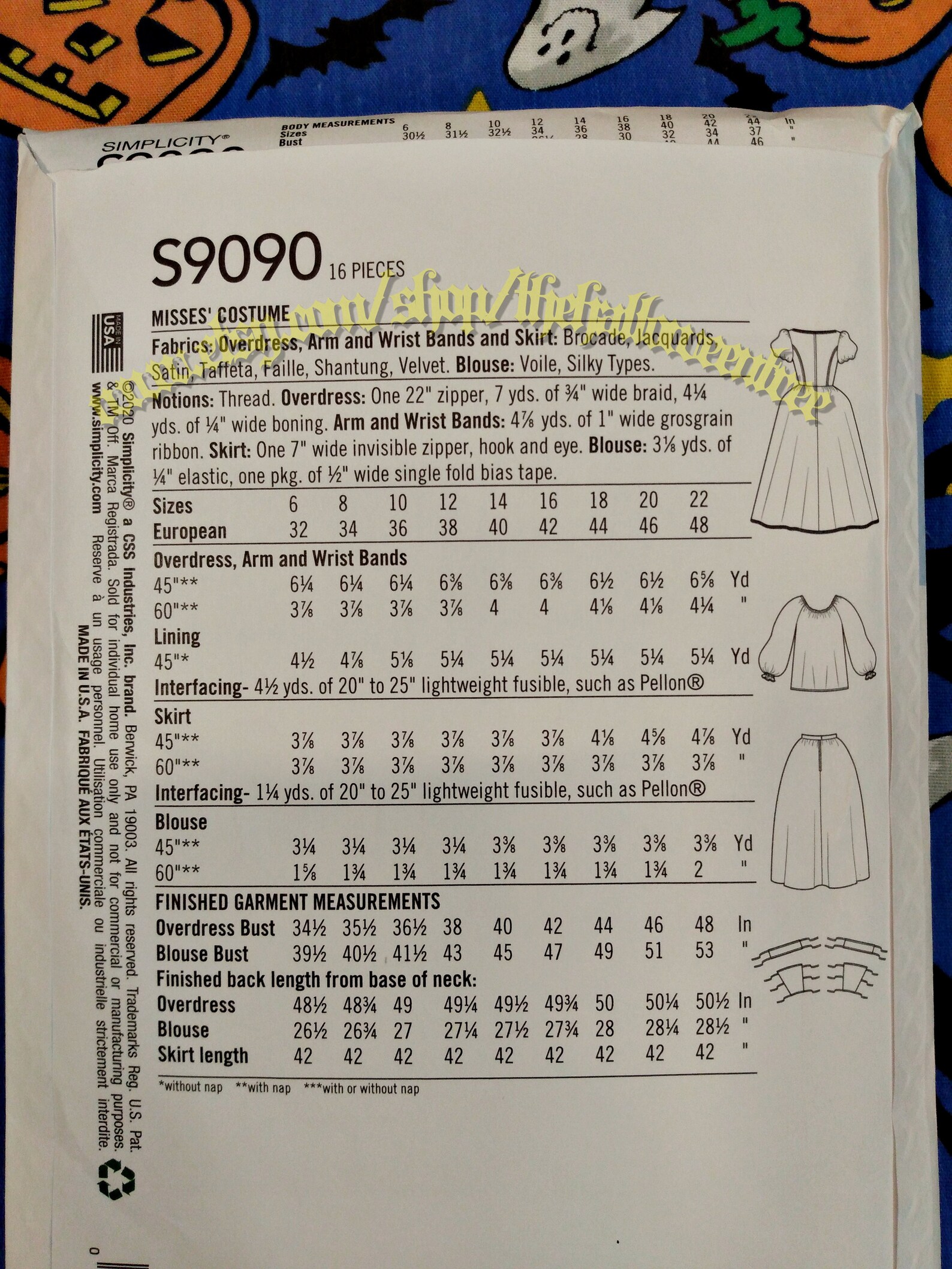 Simplicity 9090 Renaissance Medieval Cwenthryth Dress Gown - Etsy