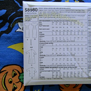 Simplicity 8980 Dress and Jacket Vintage Style Sewing Pattern Sizes 14 ...