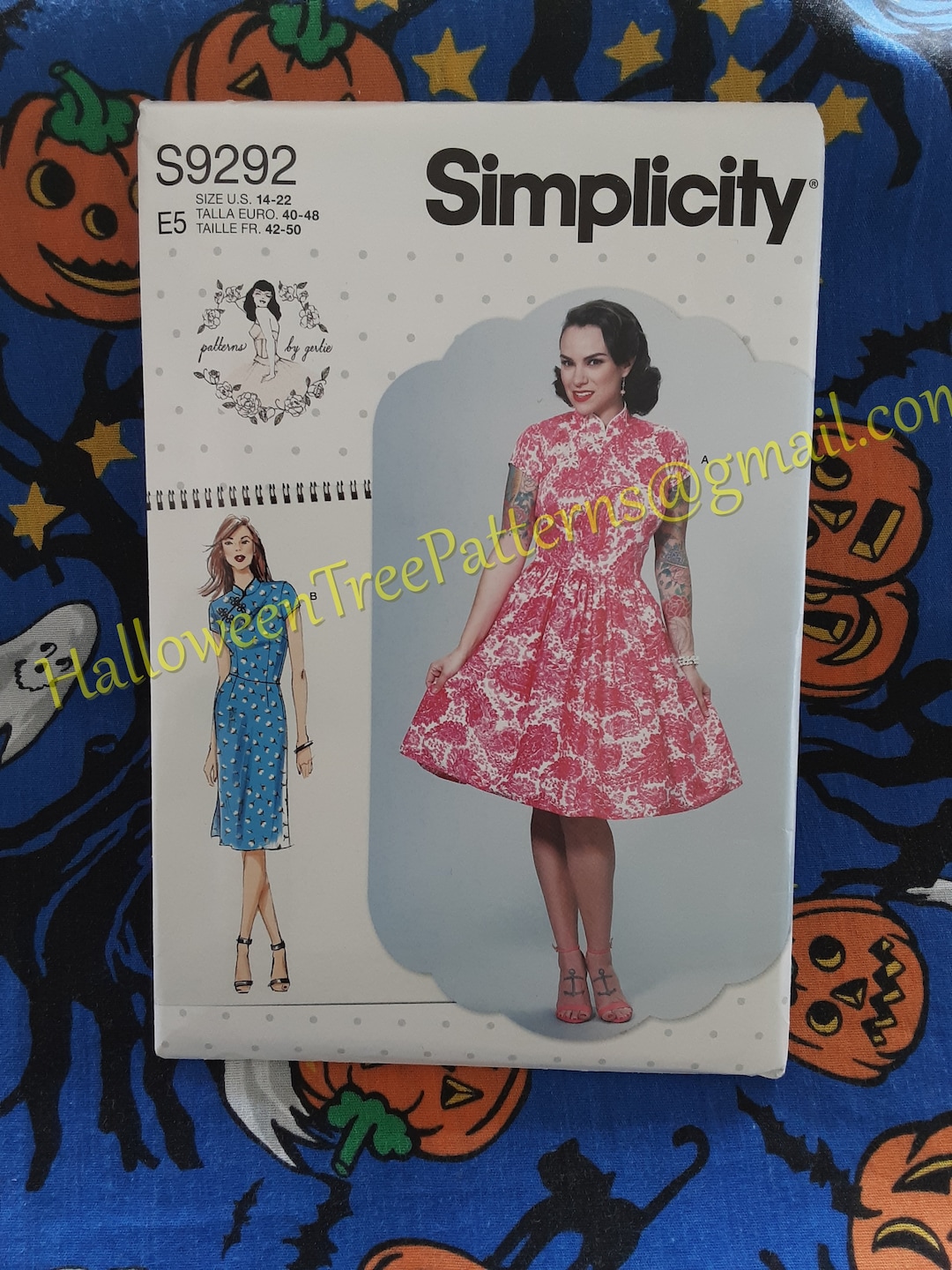 Simplicity 9292 Vintage Style Dress Sewing Pattern Sizes 14-22 Patterns ...