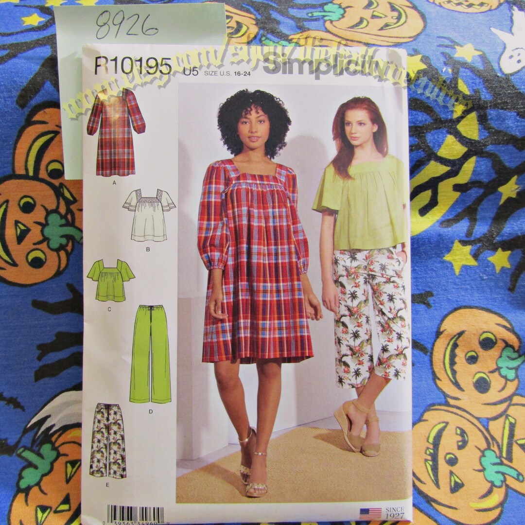Simplicity 8926 Coordinates Blouse Top and Pants Sewing Pattern Sizes ...