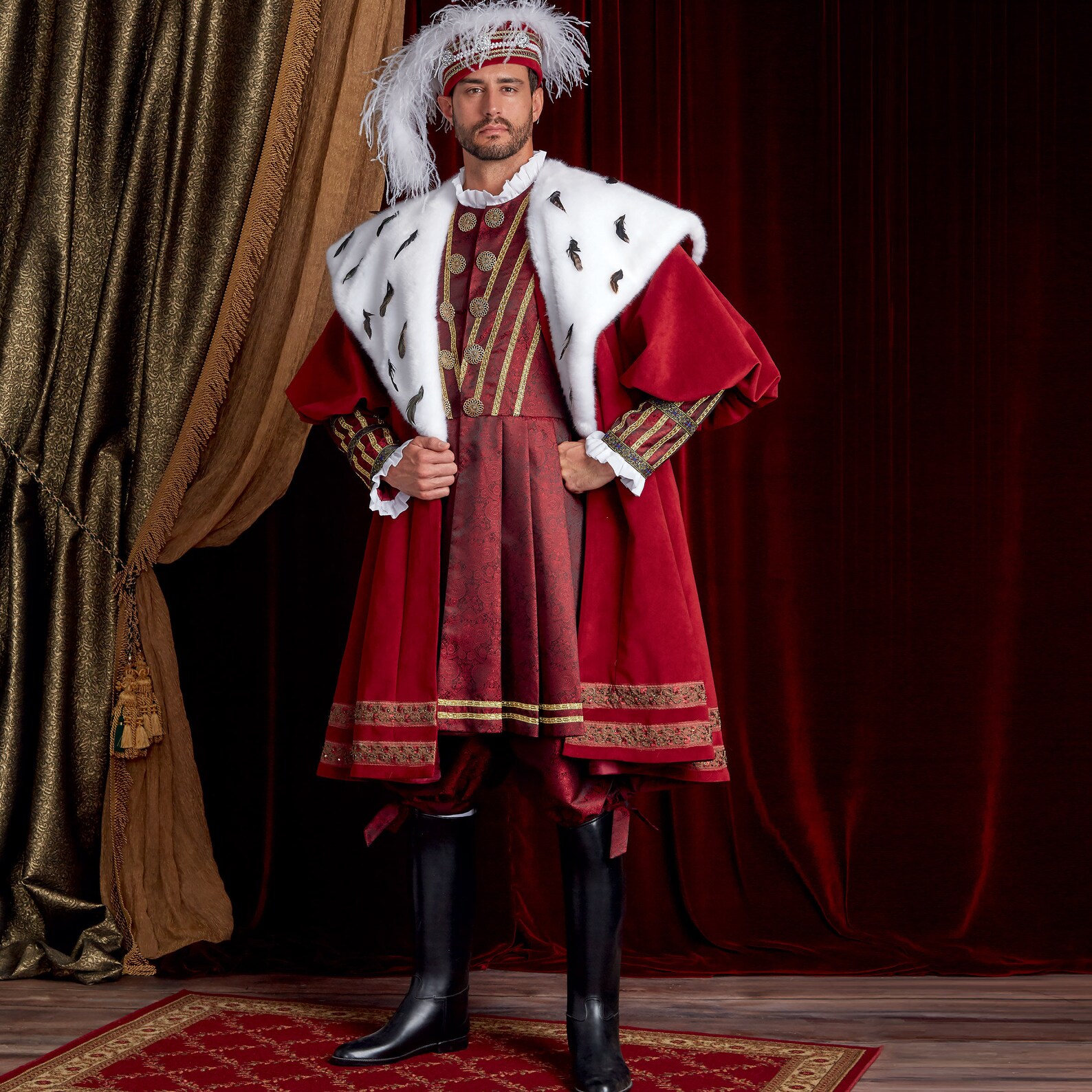 Simplicity 9096 Medieval King Lord Mantle Gowns Coat - Etsy