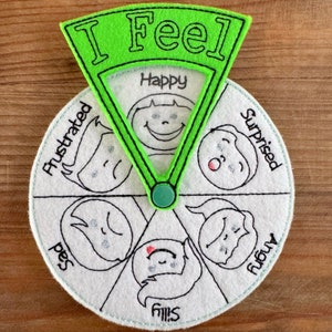 Feelings Wheel Emotion Processing, Montessori Materials, Zones of ...