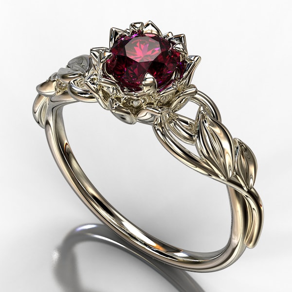Ruby Engagement Ring - Etsy