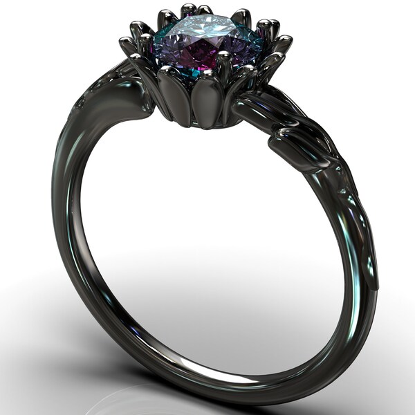 Gothic Engagement Rings - Etsy