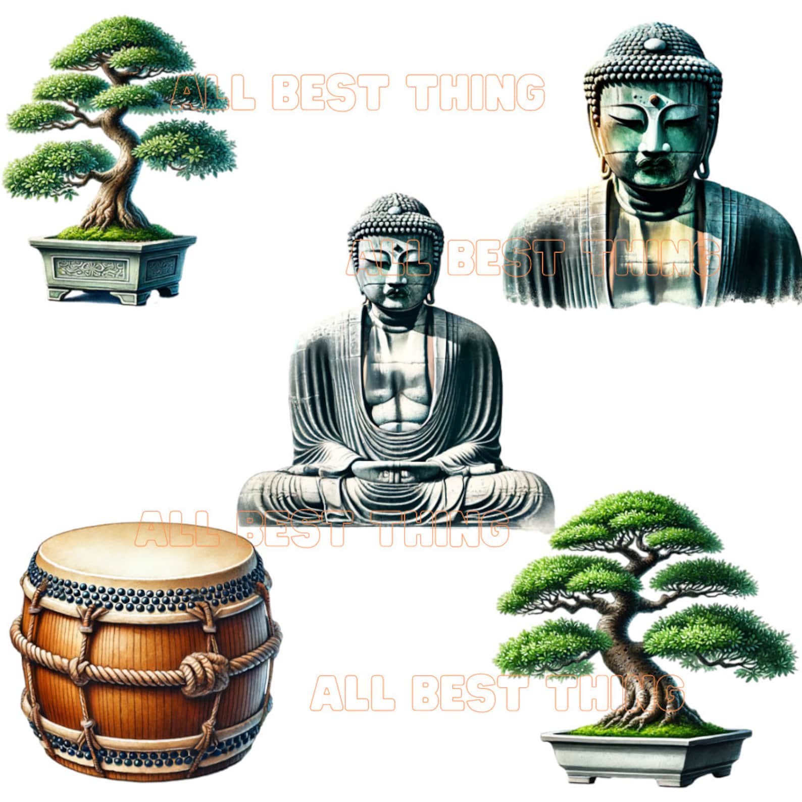 40 Japan PNG Clipart Graphics, Japanese Vibes, Travel Holiday Clipart ...