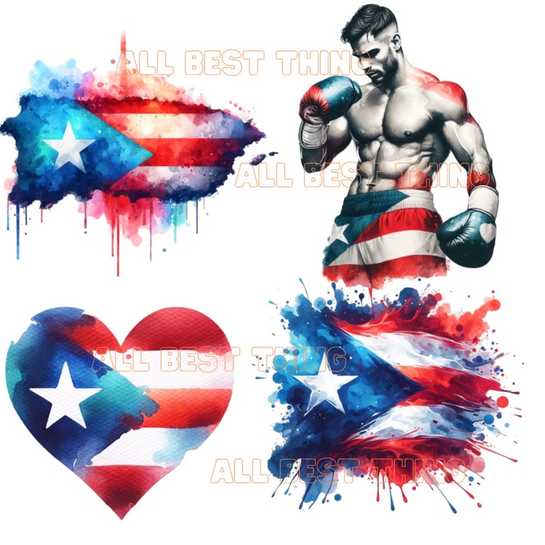 24 Puerto Rico PNG Clipart Graphics, Puerto Rico Vibes, Summer Clipart ...