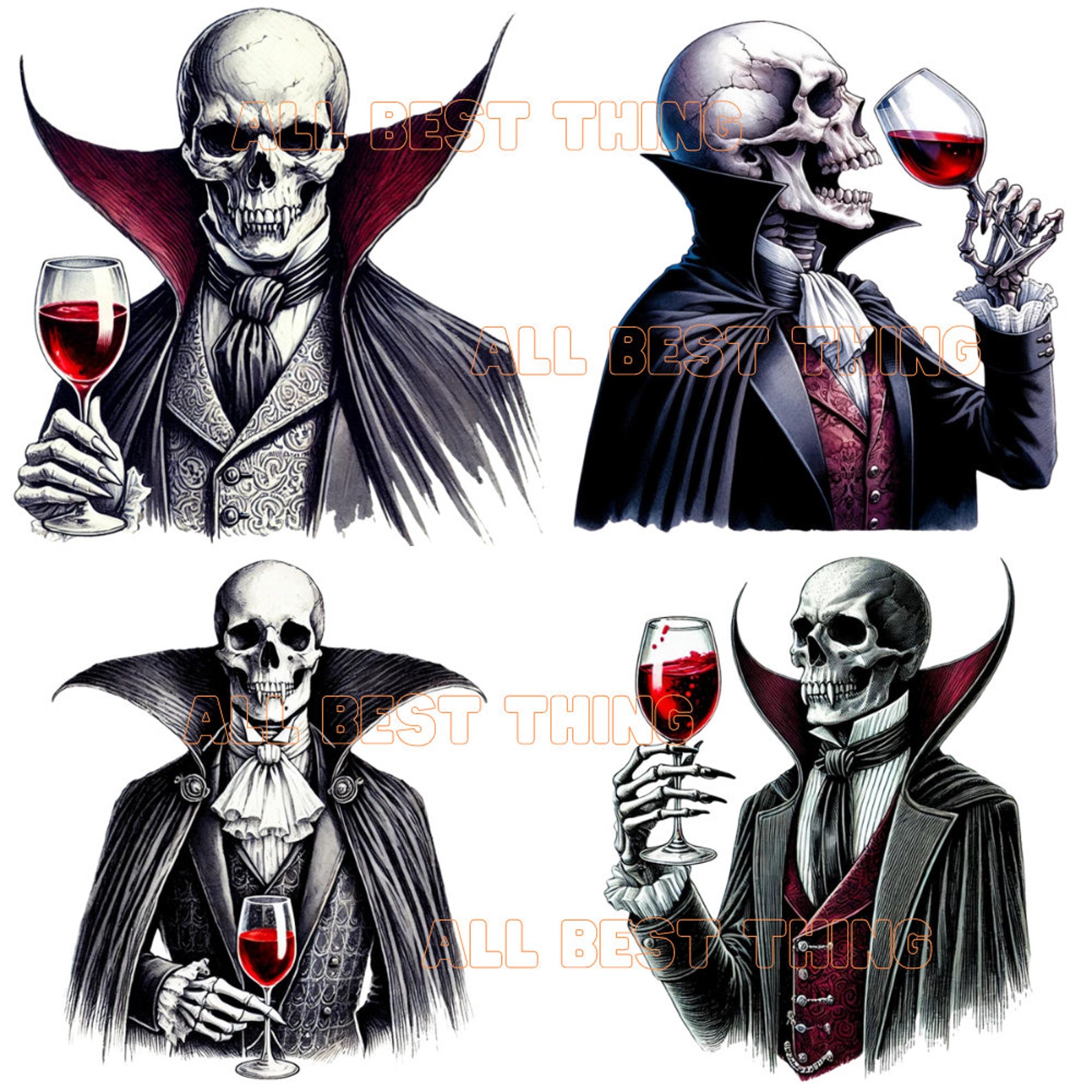 28 Gothic Vampire Skull PNG Clipart ,vampire Skull, Gothic Skull ...