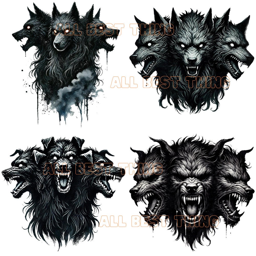 28 Cerberus PNG Clipart | Hounds of Hades | Dark Gothic Art | Gothic ...