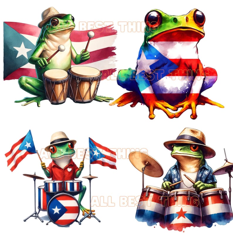 24 Puerto Rico PNG Clipart Graphics, Puerto Rico Vibes, Summer Clipart ...