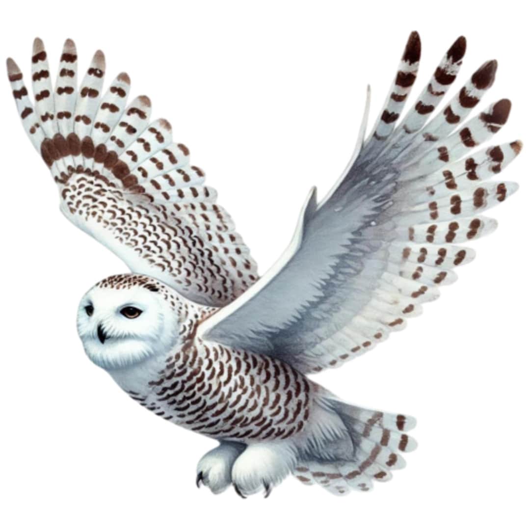 24 Snow Owl PNG Clipart, Barn Owl Clipart, Cute Owl, Digital Clipart ...