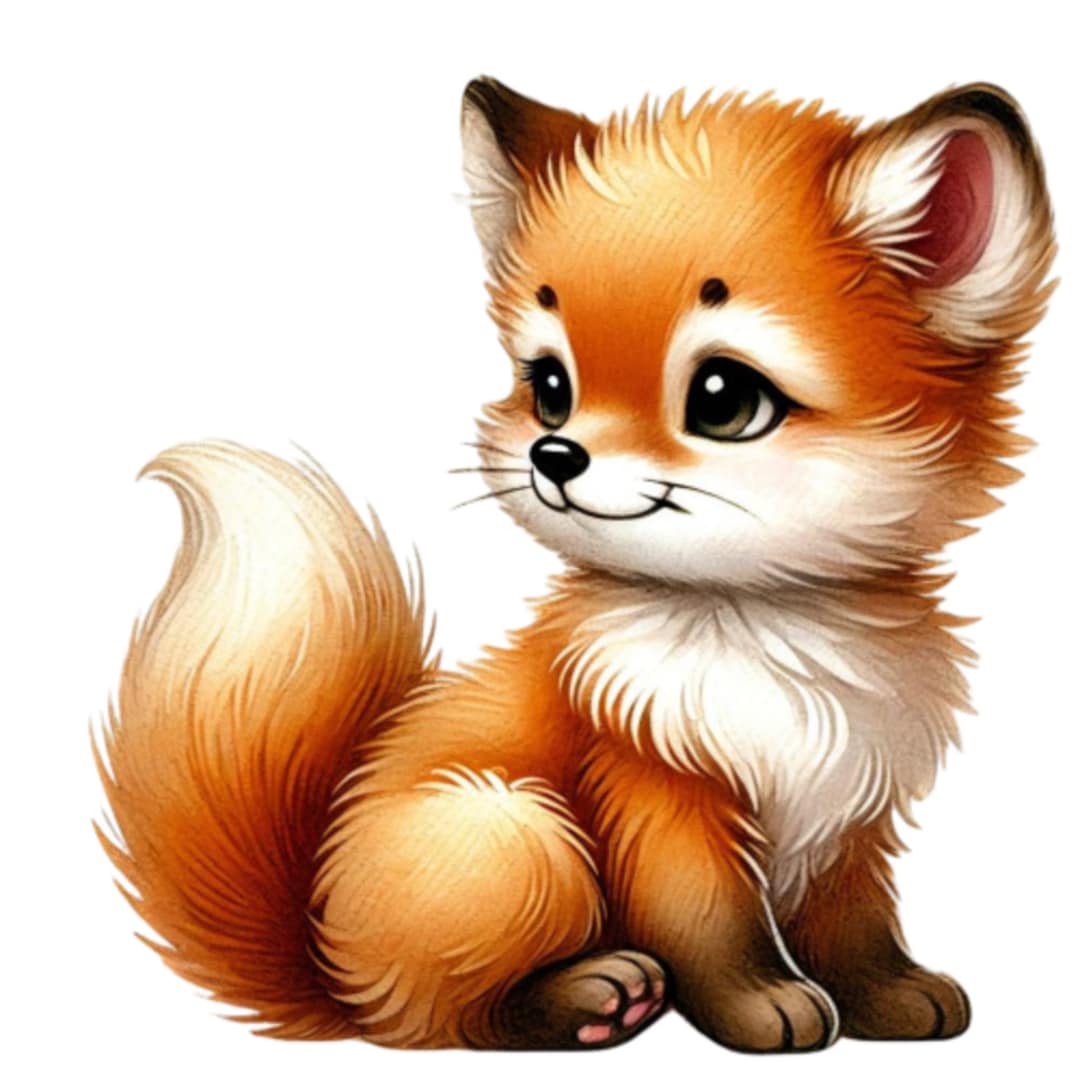 28 Watercolor Cute Fox PNG Bundle, Digital Crafts Designs Transparent ...