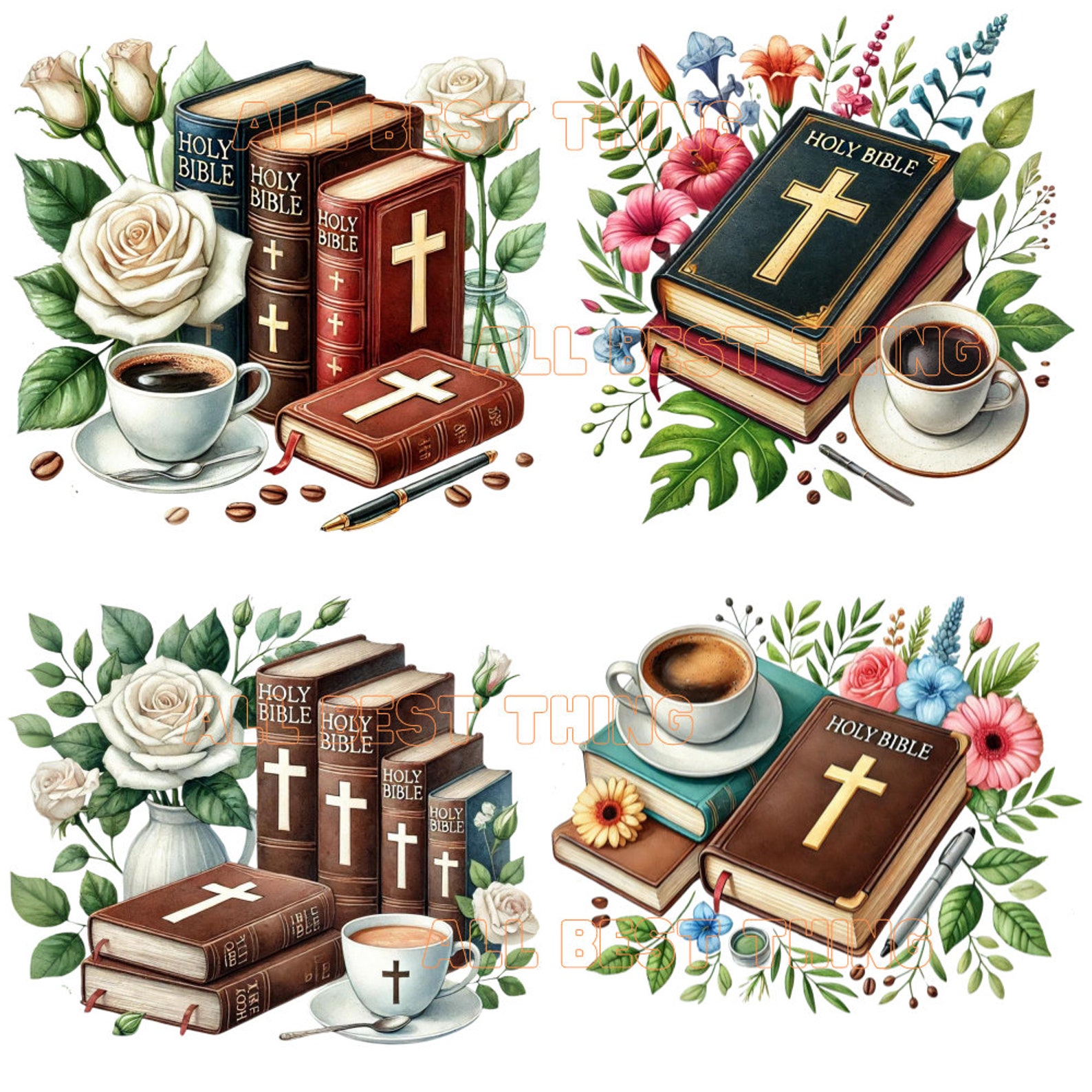 24 Bible Clipart PNG, High Quality Designs, Religious Art, Bible ...