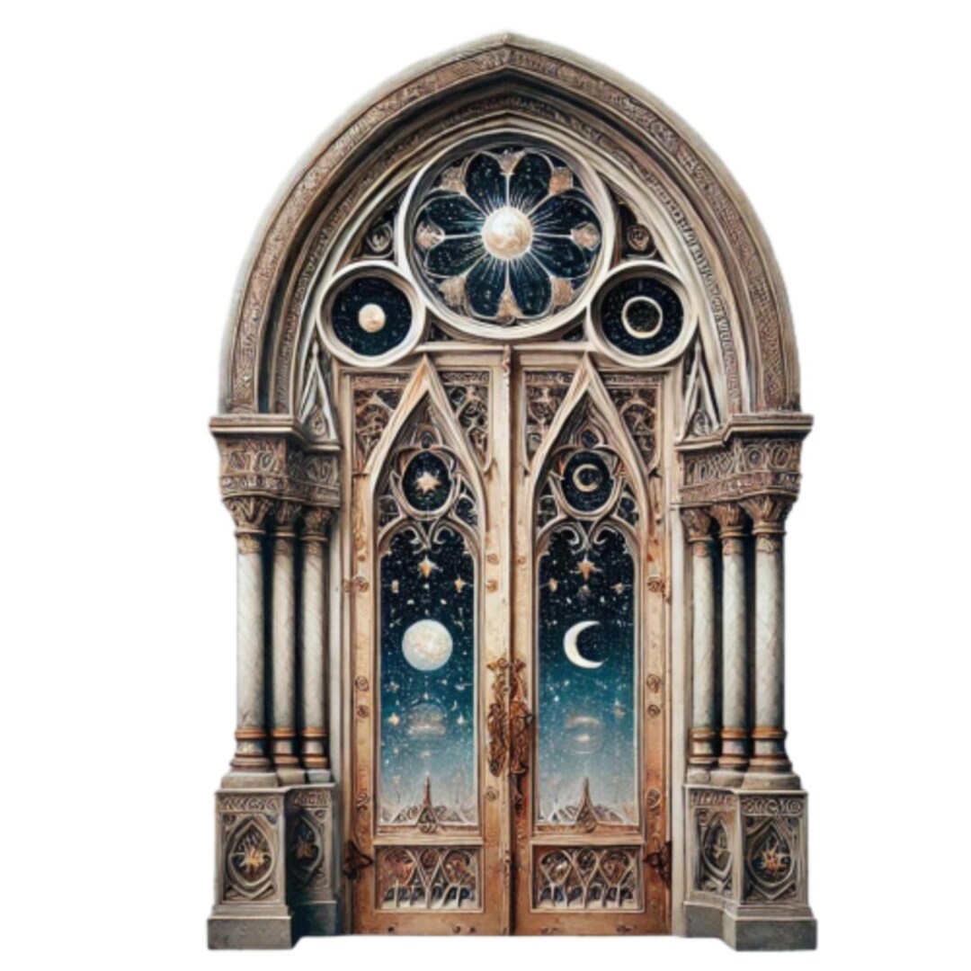 32 Celestial Doors Magical Fantasy Doors Clipart Bundle PNG Fairy ...