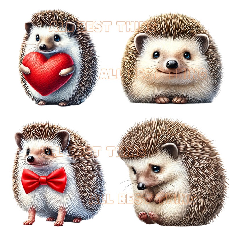 24 Hedgehog Watercolor PNG Clipart, Hedgehog PNG, Cute Hedgehog Clipart ...