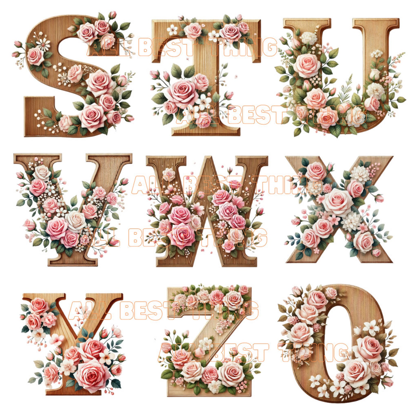 43 Wedding Alphabet Clipart Bundle, Wedding PNG Designs, Wedding ...