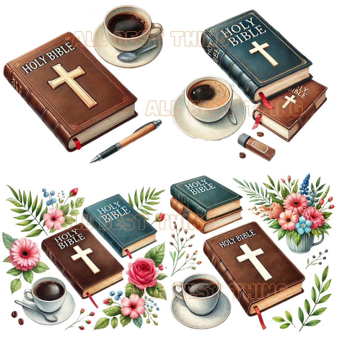 24 Bible Clipart PNG, High Quality Designs, Religious Art, Bible ...