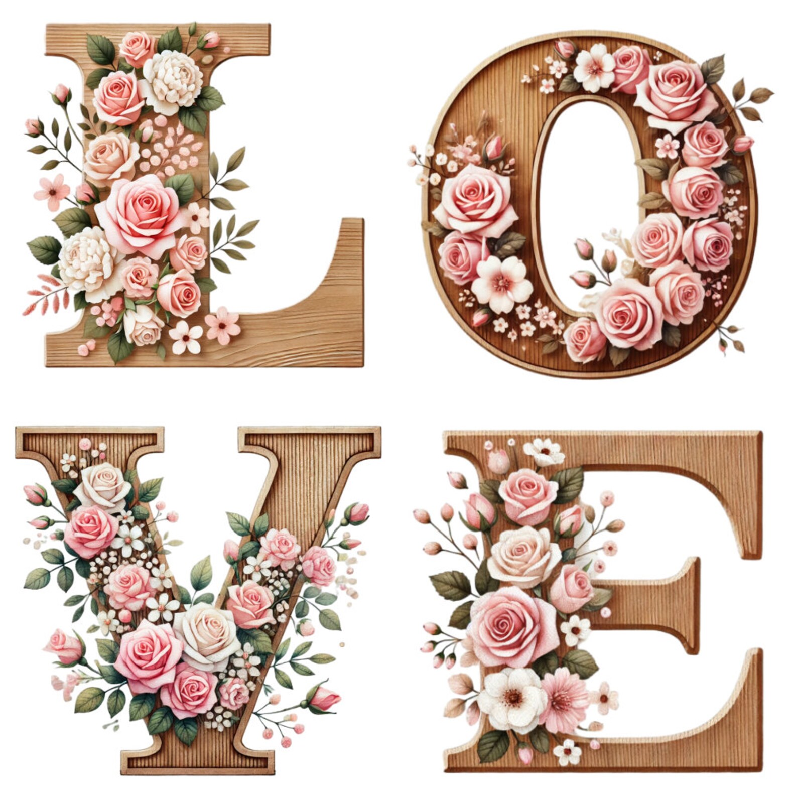 43 Wedding Alphabet Clipart Bundle, Wedding PNG Designs, Wedding ...