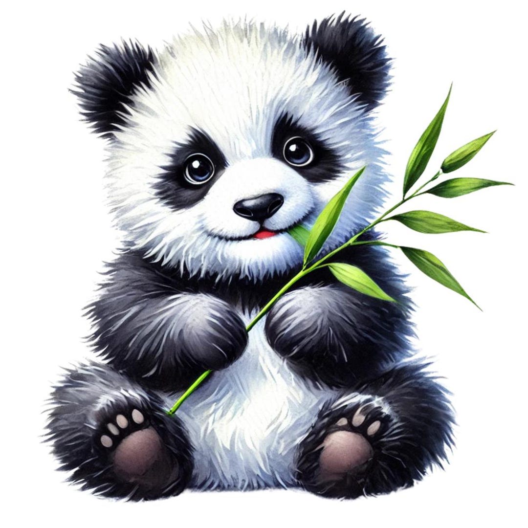 28 Cute Panda Clipart PNG, Adorable Panda Clipart Bundle, High-quality ...