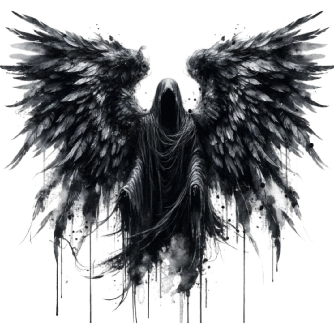 24 Angel of Death PNG Clipart | Dark Gothic Art | Grim Reaper Clipart ...