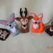 Forest Animal Finger Puppets. Felt Finger Puppets. 5 Forest Animals ...