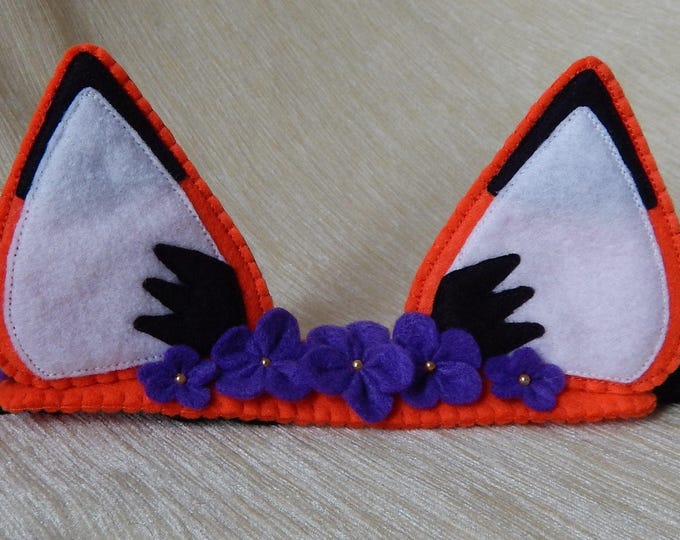 Fox Ears Fox Headband Animal Ears Fox Costume Accessory Orange Fox - Etsy