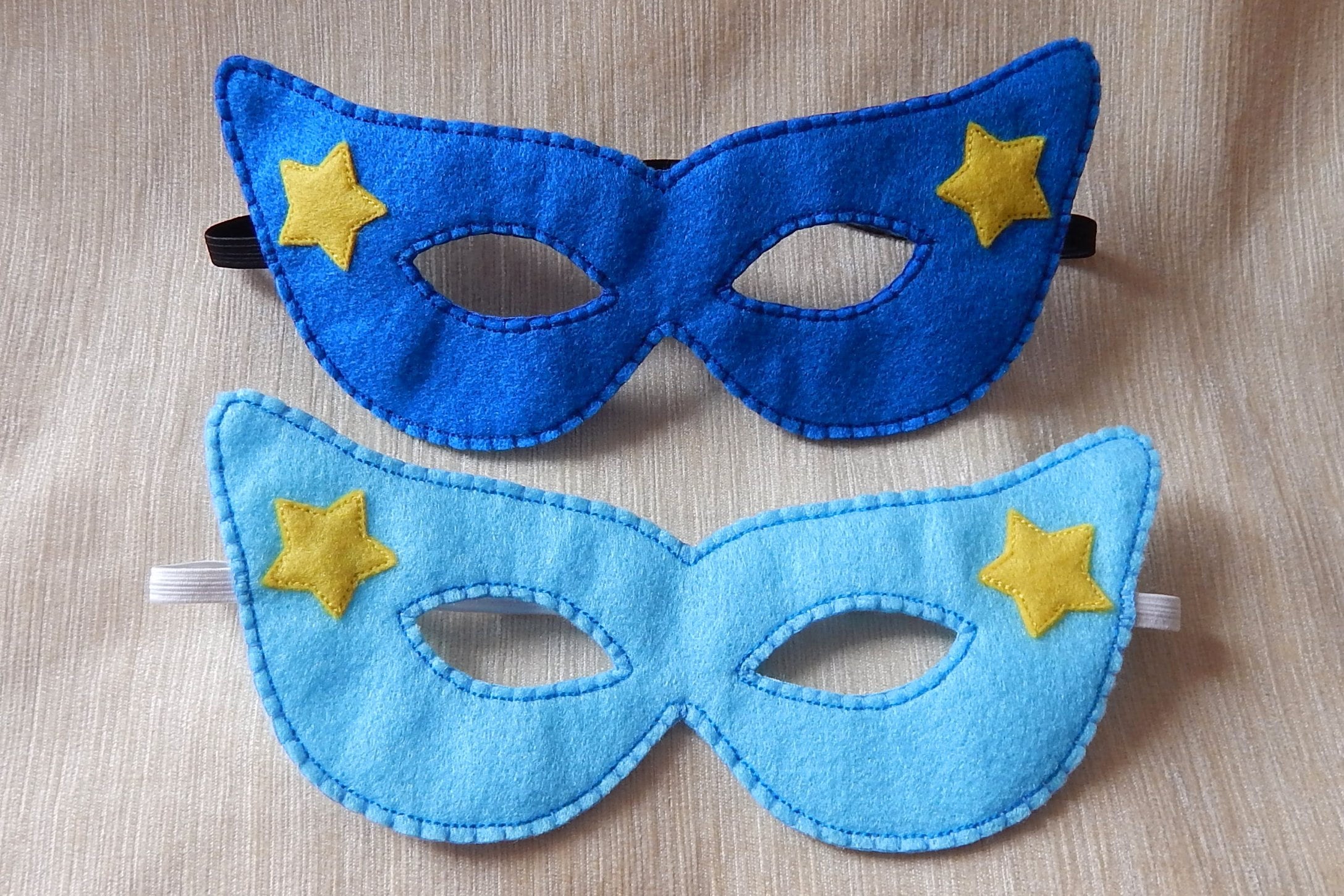 Superhero Mask With Stars. Superhero Mask. Felt Superhero Mask ...