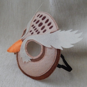 Owl - Felt Mask. Owl Mask for Children. Felt Mask. Owl Mask. Halloween ...