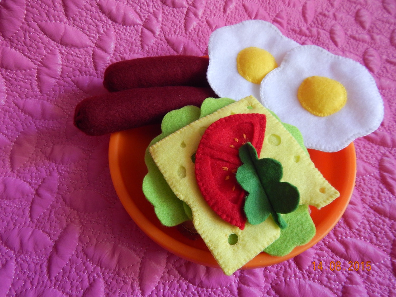 Felt Sandwich. Educational Toy. Felt Food. Felt Breakfast Set. Gift for ...