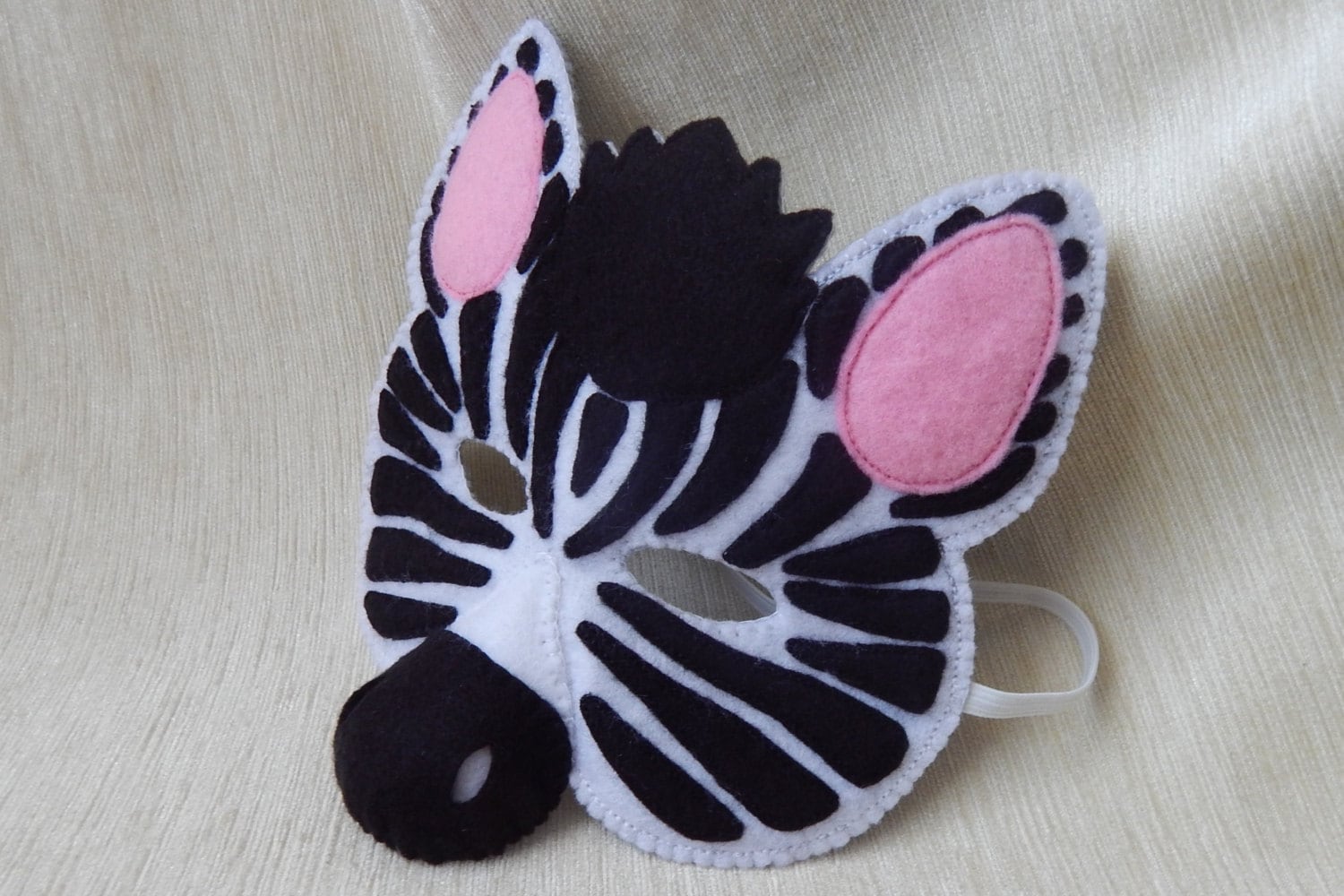 Zebra Felt Mask. Zebra Mask for Children. Felt Mask. Zebra - Etsy