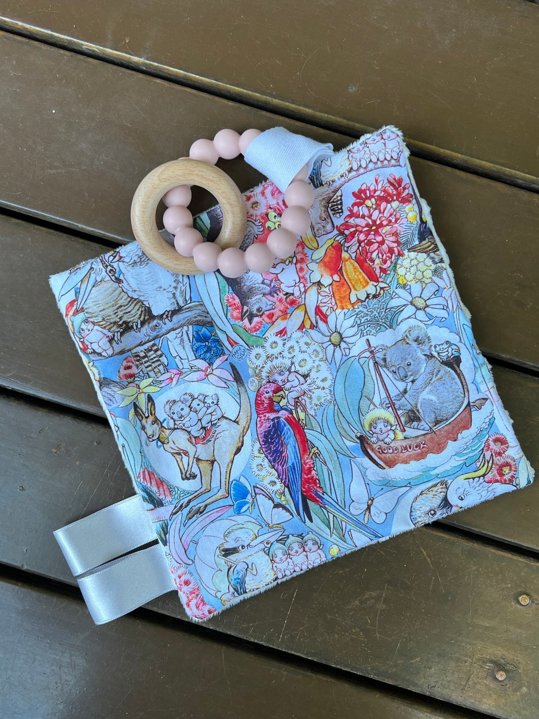 Lovey Pacifier Keeper, Dummy, Binky Holder, Cuddle Blanket, Gender ...