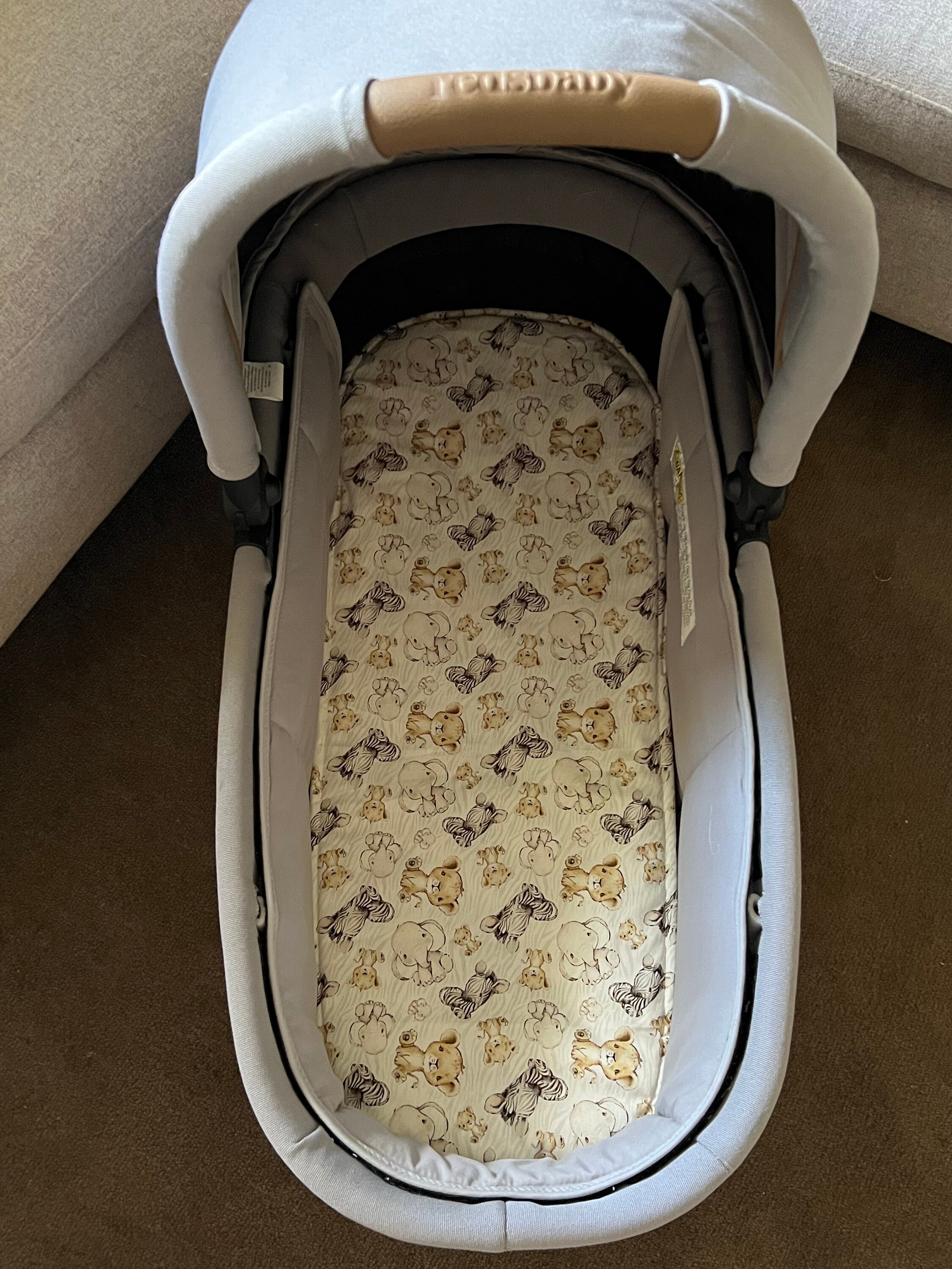 Pram Bassinet Liner Made for Uppababy Vista, Bugaboo, Redsbaby, Nuna ...