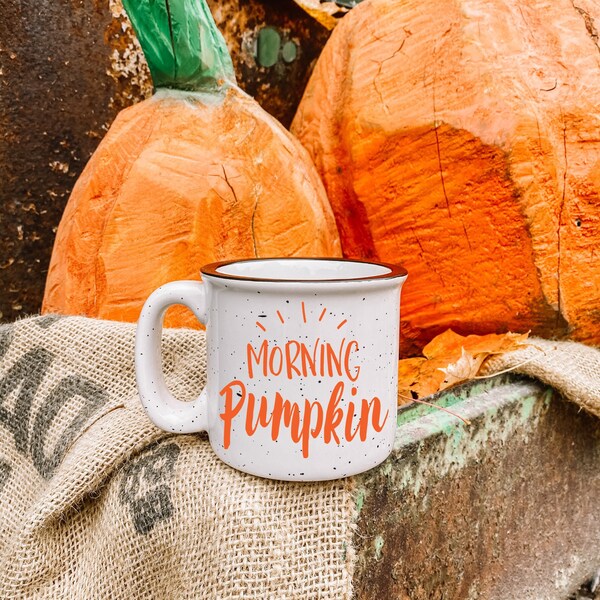 Morning Pumpkin Mug - Etsy