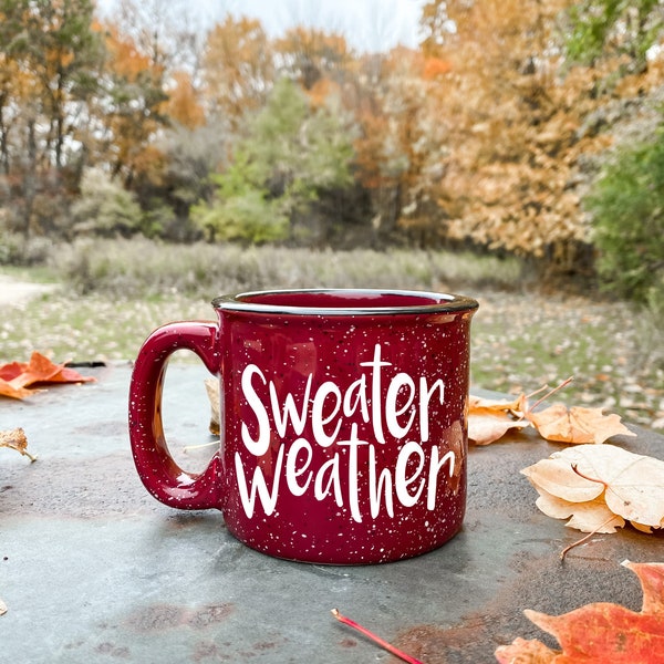 Sweater Weather Coffee Mug - Etsy