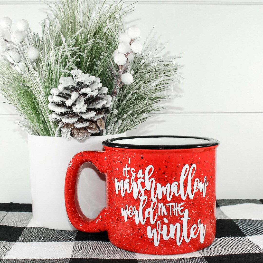 It's A Marshmallow World in the Winter Winter Coffee Mugs Warm and ...