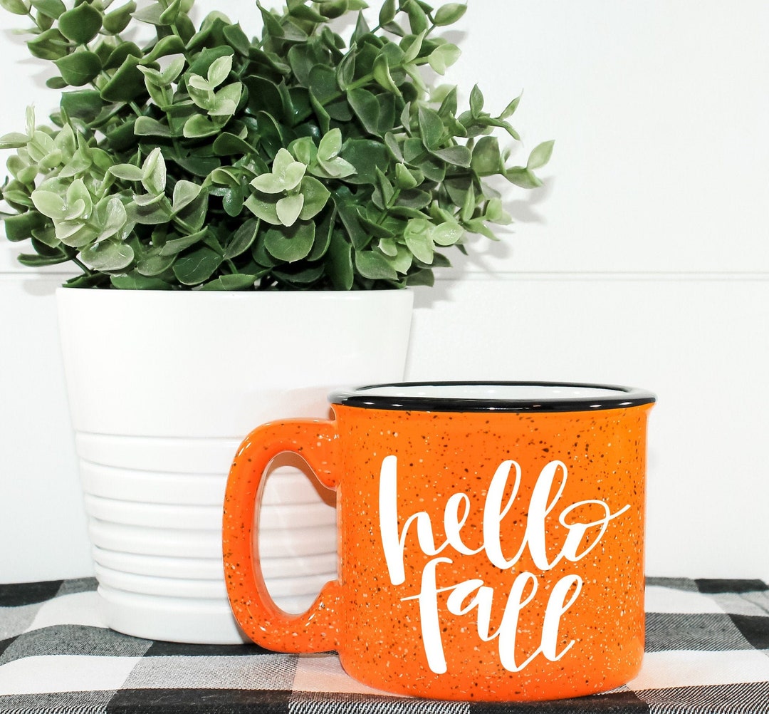 Hello Fall Mama's Coffee Campfire Coffee Mugs Personalized Coffee ...