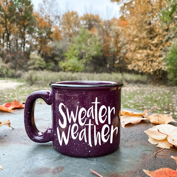 Sweater Weather Coffee Mug - Etsy