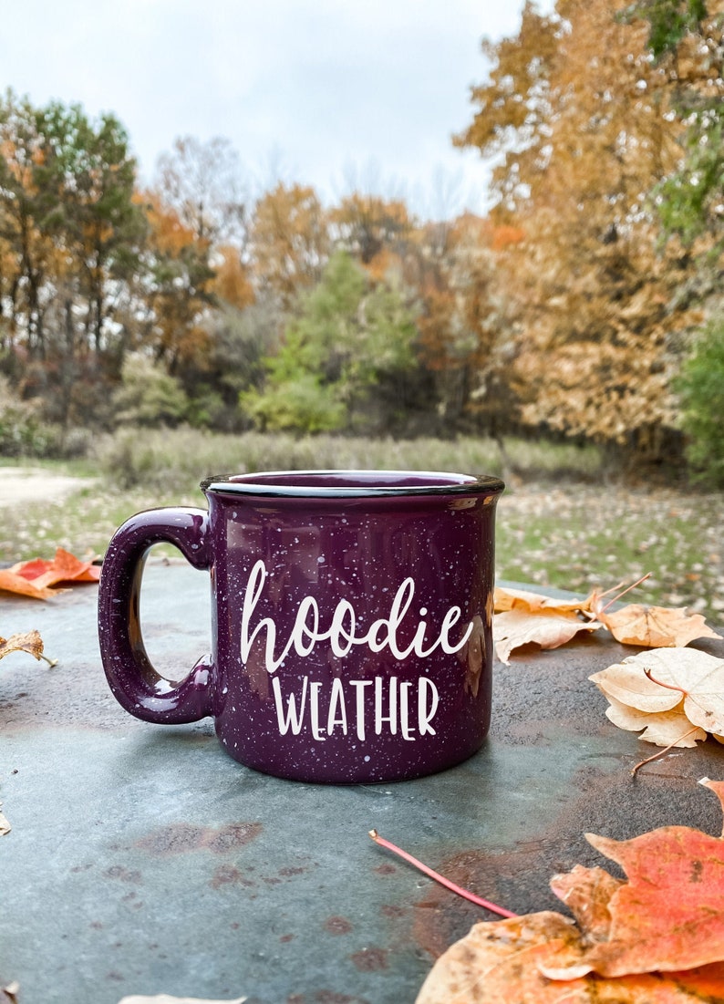 Hoodie Weather Let's Cuddle Campfire Coffee Mug | Etsy