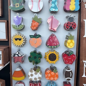 Interchangeable Sign Pieces || Seasonal Wood Sign || Home Sign ...