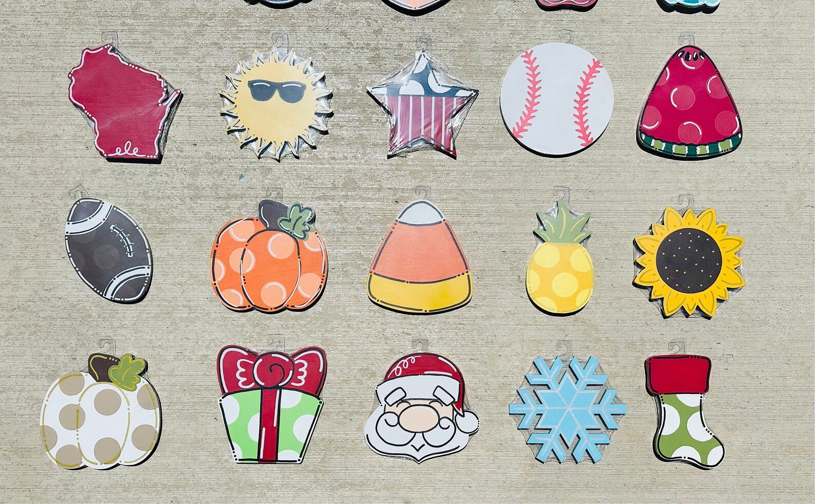 Interchangeable Sign Pieces Seasonal Wood Sign Home Sign Seasonal Decor ...